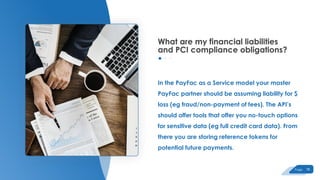 PayFac as a Service: 13 Questions Platforms Must Ask | PPT