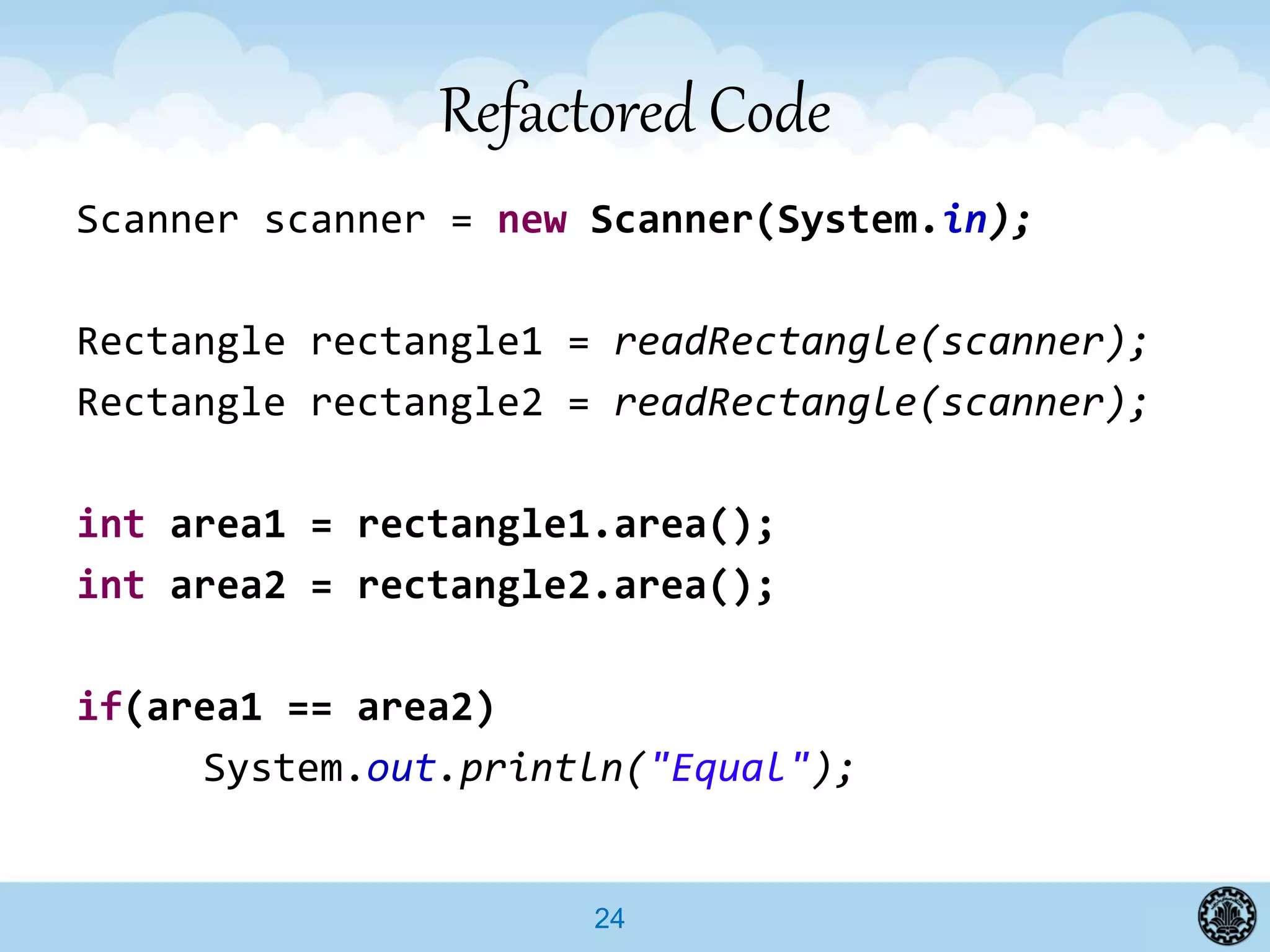 Refactoring Code By Clean Code Rules Ppt 2771