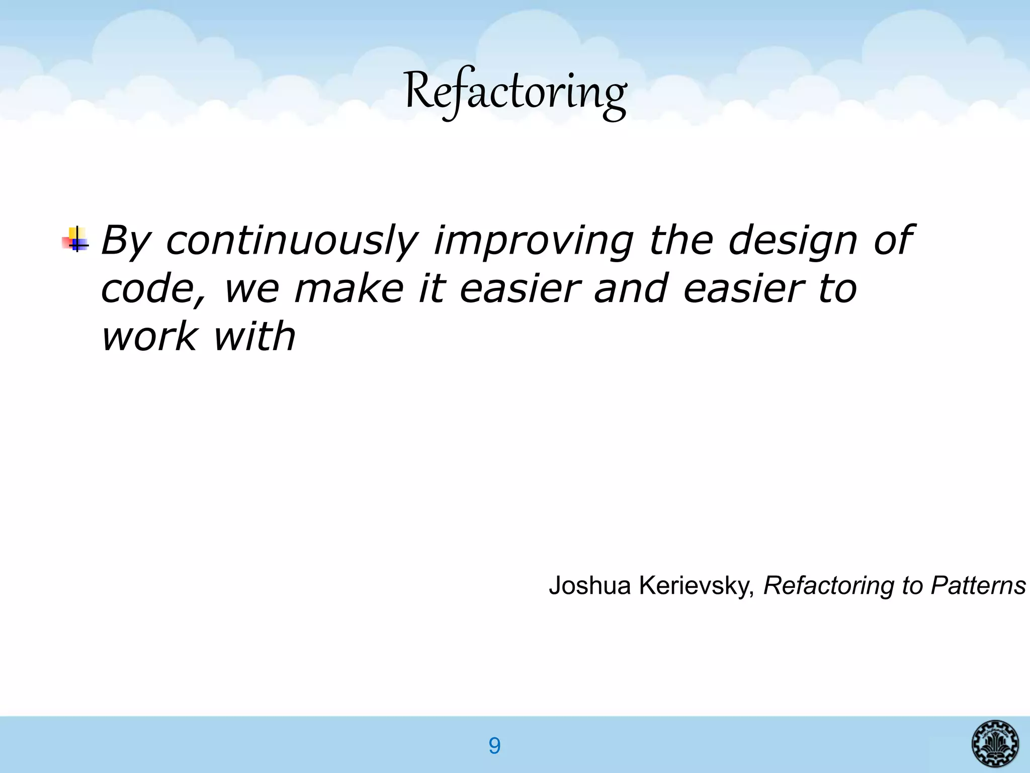 Refactoring Code By Clean Code Rules Ppt