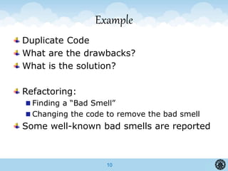 refactoring code by clean code rules | PPT