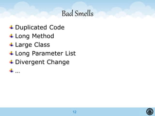 refactoring code by clean code rules | PPT