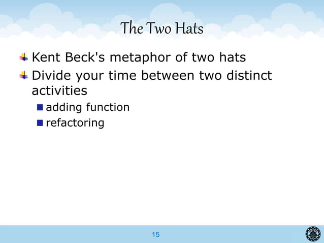 Refactoring Code By Clean Code Rules Ppt 5246