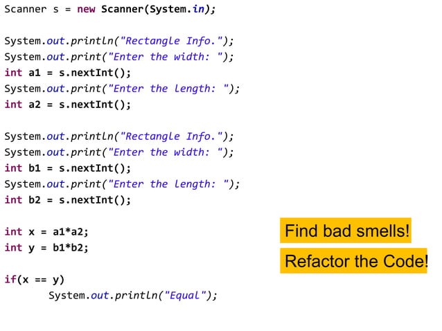 Refactoring Code By Clean Code Rules Ppt 7267