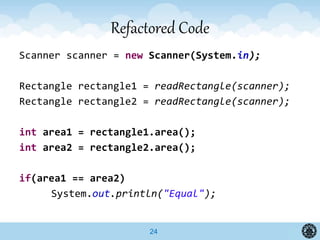 refactoring code by clean code rules | PPT