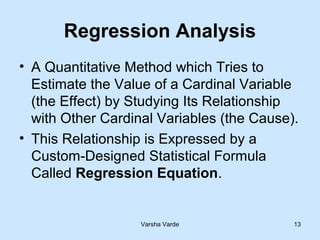 13 regression analysis quant-tech-regression | PPT