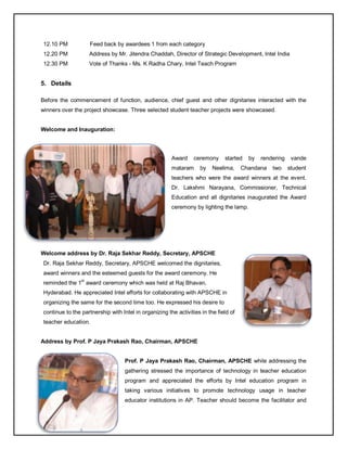 13 report 2nd apsche intel_award ceremony | PDF