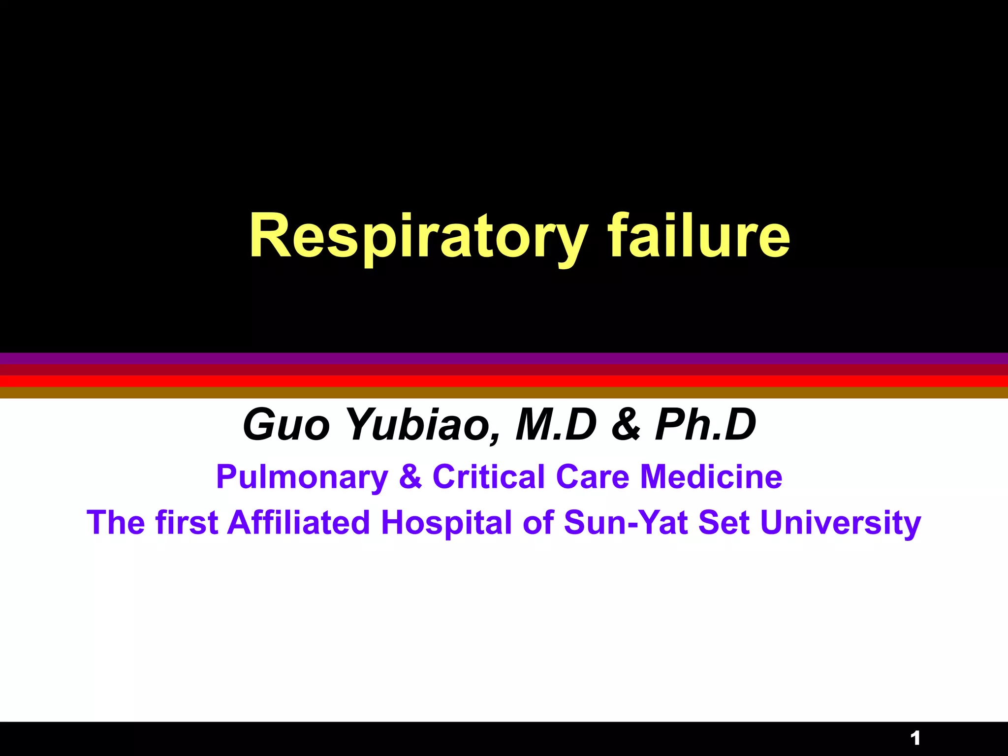 13 respiratory failure | PPT