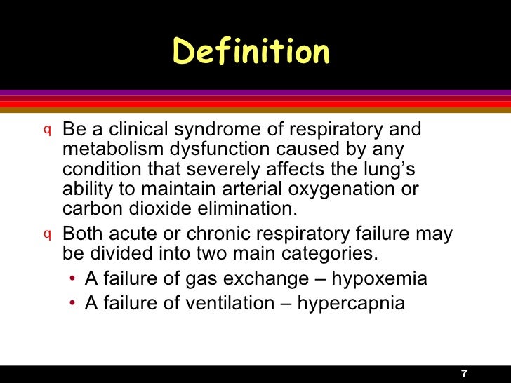 Respiratory Failure