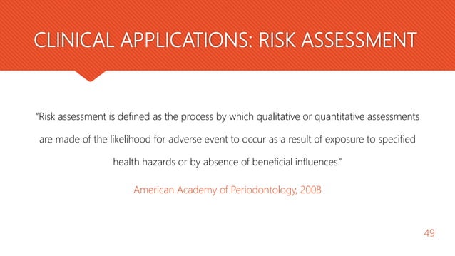 Risk factors for periodontal disease | PPTX | Dental Health | Diseases ...