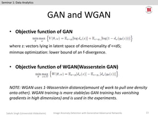 Image anomaly detection with generative adversarial networks | PDF