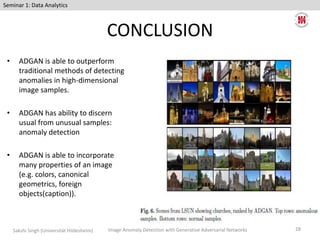 Image anomaly detection with generative adversarial networks | PDF