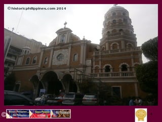 Our Lady of the Pillar Church, better known as Santa Cruz Church ...