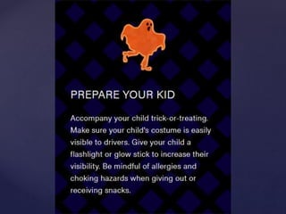 13 Scary Halloween Safety Facts | PPT