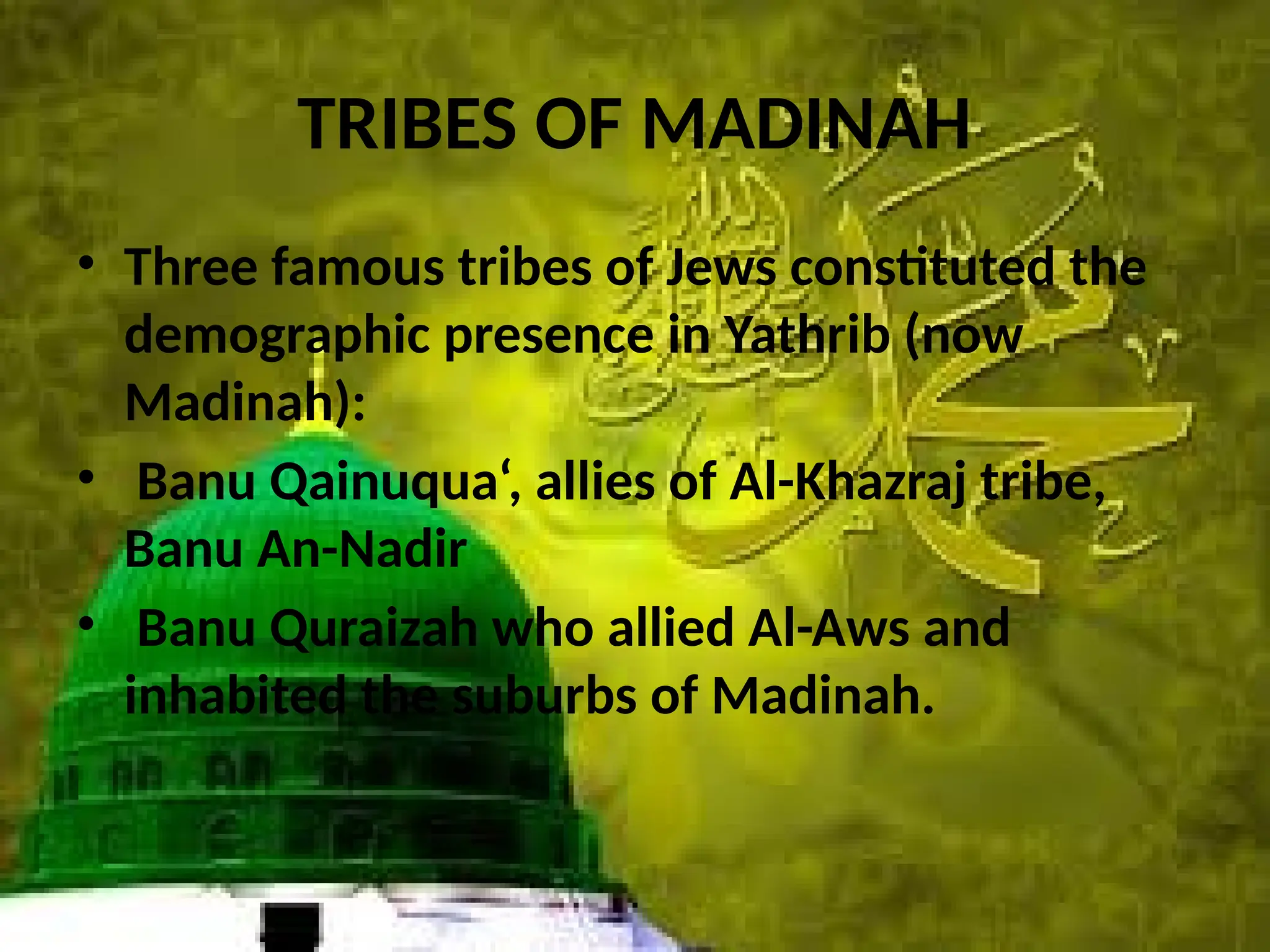 Life of Prophet Muhammad: SEERAH MADANI PERIOD | PPTX