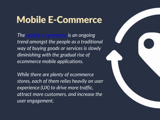 Prisync Blog - How to Develop an UX-Driven E-Commerce Mobile App? | PDF ...