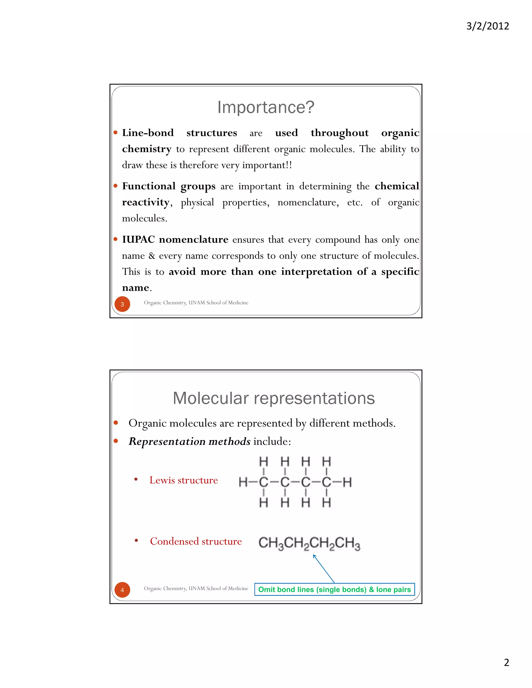 (13) session 13 molecular representations & nomenclature | PDF