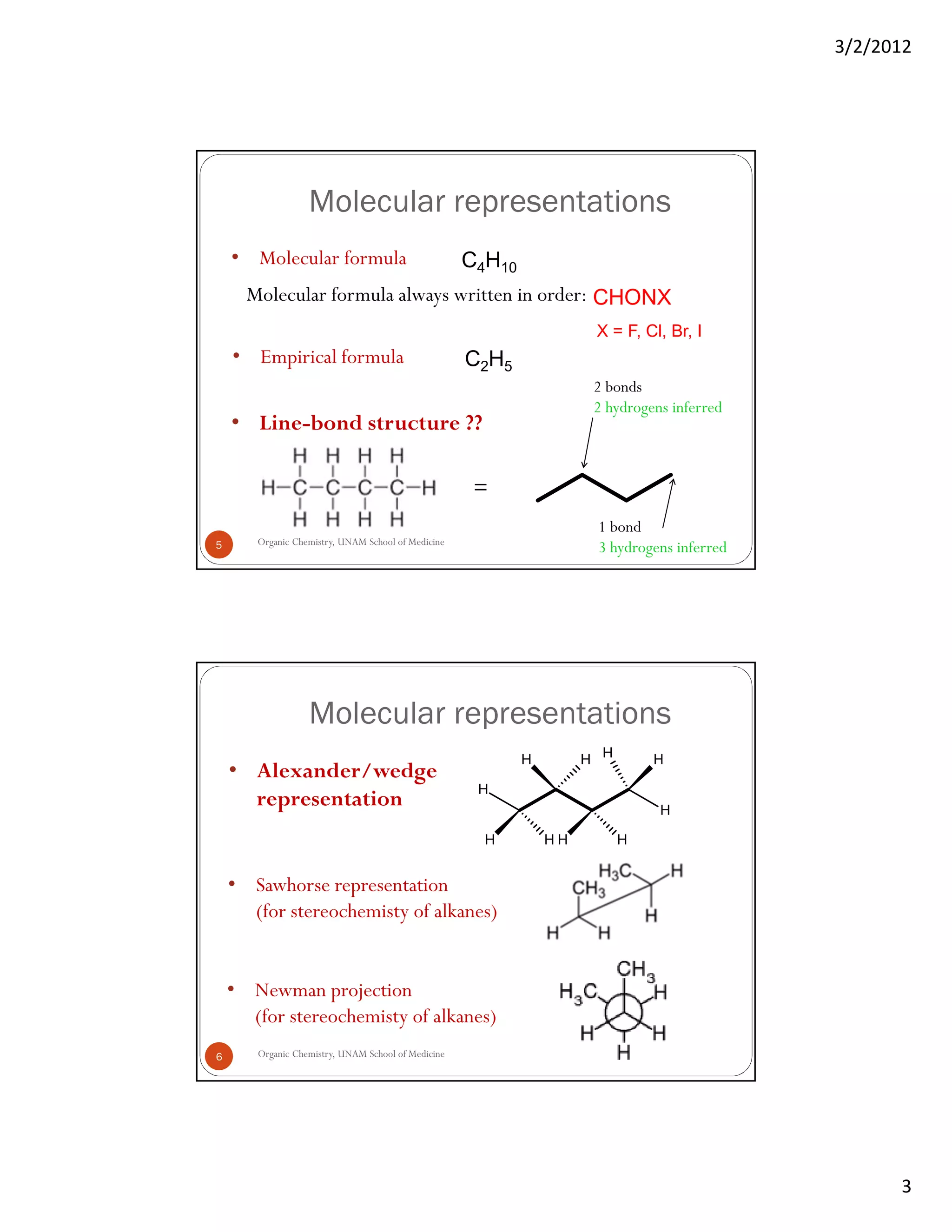 (13) session 13 molecular representations & nomenclature | PDF