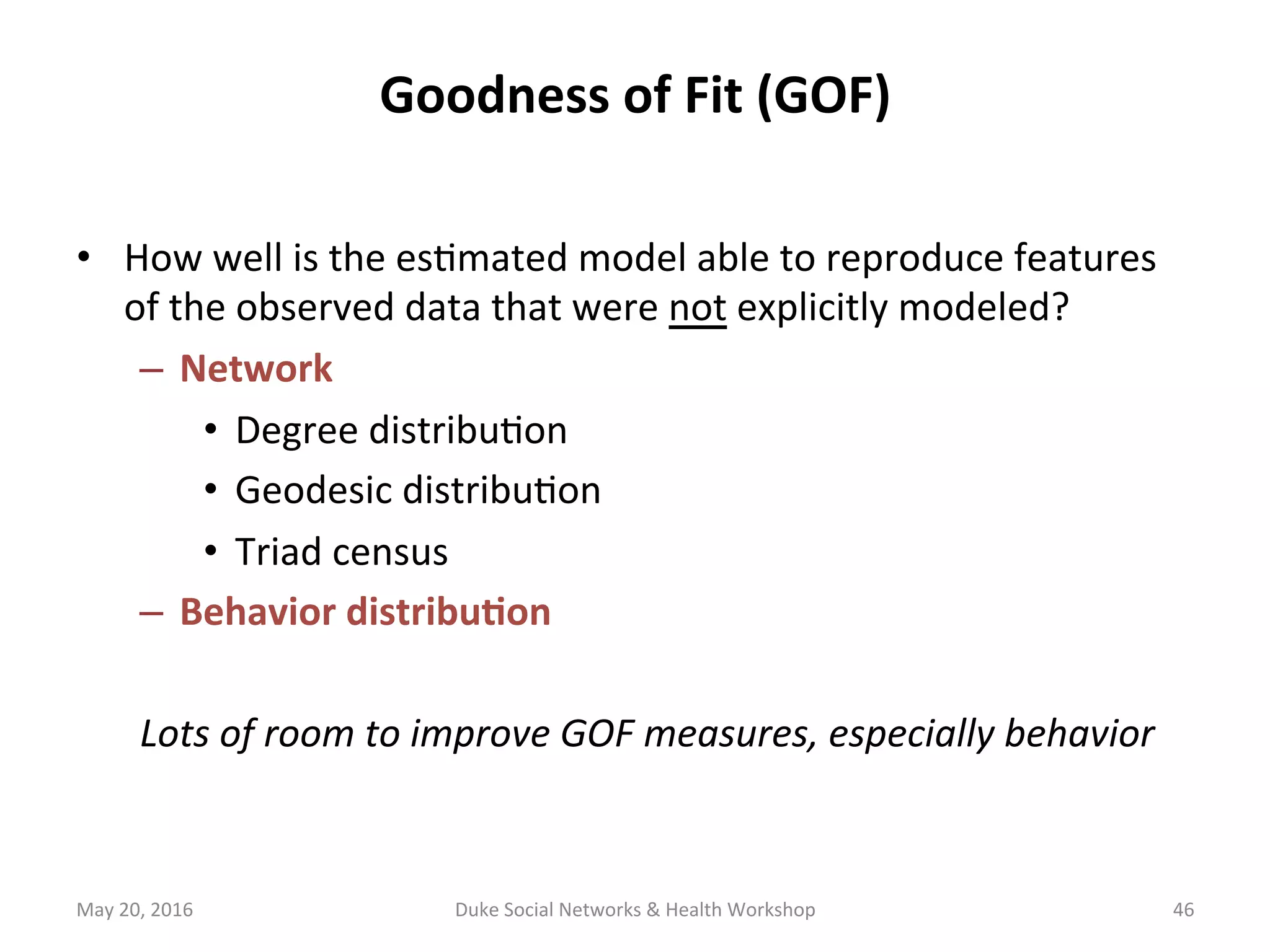 13 An Introduction to Stochastic Actor-Oriented Models (aka SIENA) | PPT