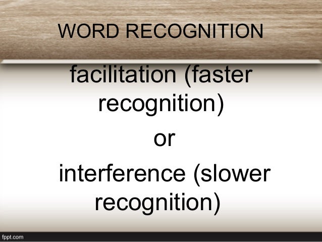 Sight Words and Word Recognition
