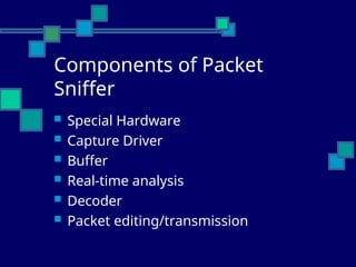 13_Sniffers.ppt presented by indian mans | PPT