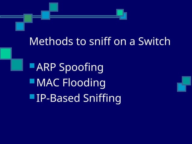 13_Sniffers.ppt presented by indian mans | PPT