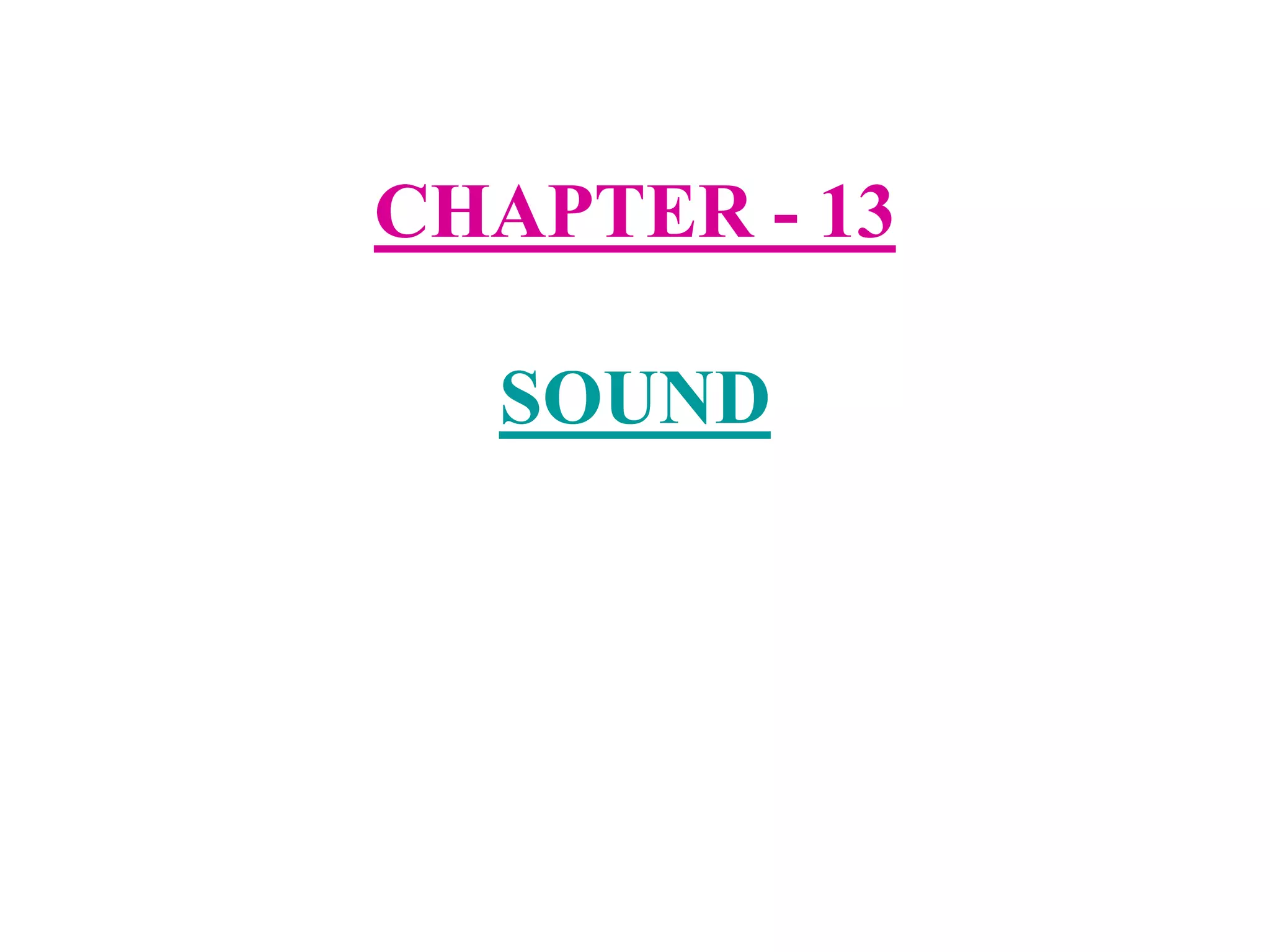class 8 sound | PPT