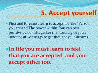 13 Steps To Lead A Happy Life | PPTX