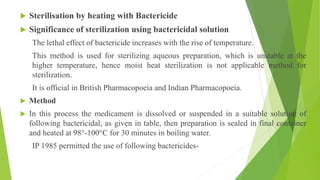 13 sterillisation | PPT