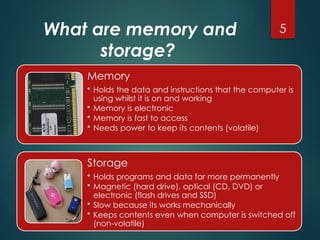 1_3 Storage And Memory , Processing.pptx