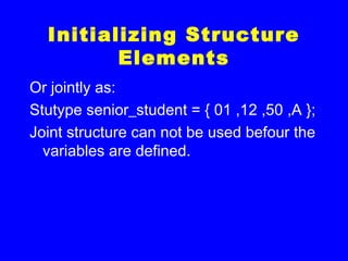 Structures | PPT