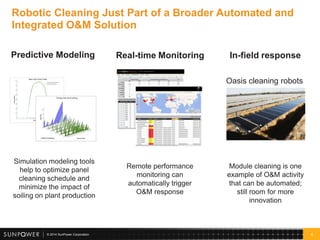 2014 PV Reliability, Operations & Maintenance Workshop: SunPower Oasis ...