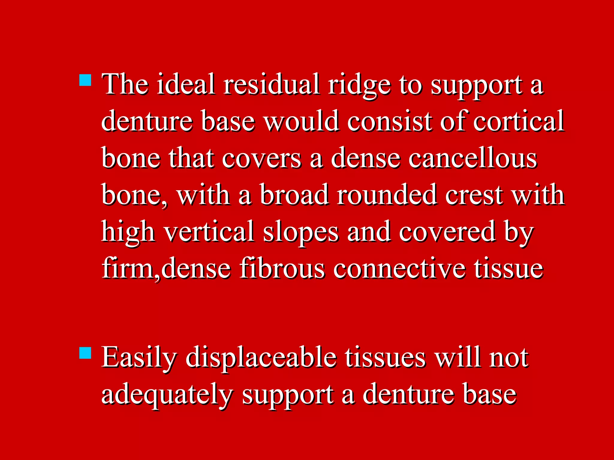 support for distal extension partial denture | PPT