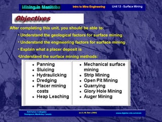 13surface mining | PPT