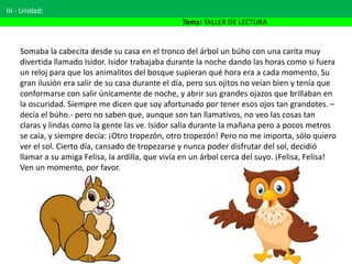 13 taller de lectura | PPTX