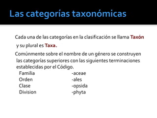 Taxonomia_especie | PPTX