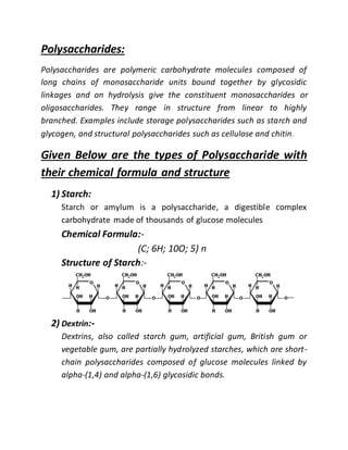 Polysaccharide Glycogen