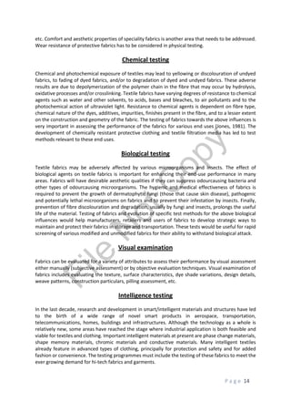 textile testing in fabric rizwan | PDF
