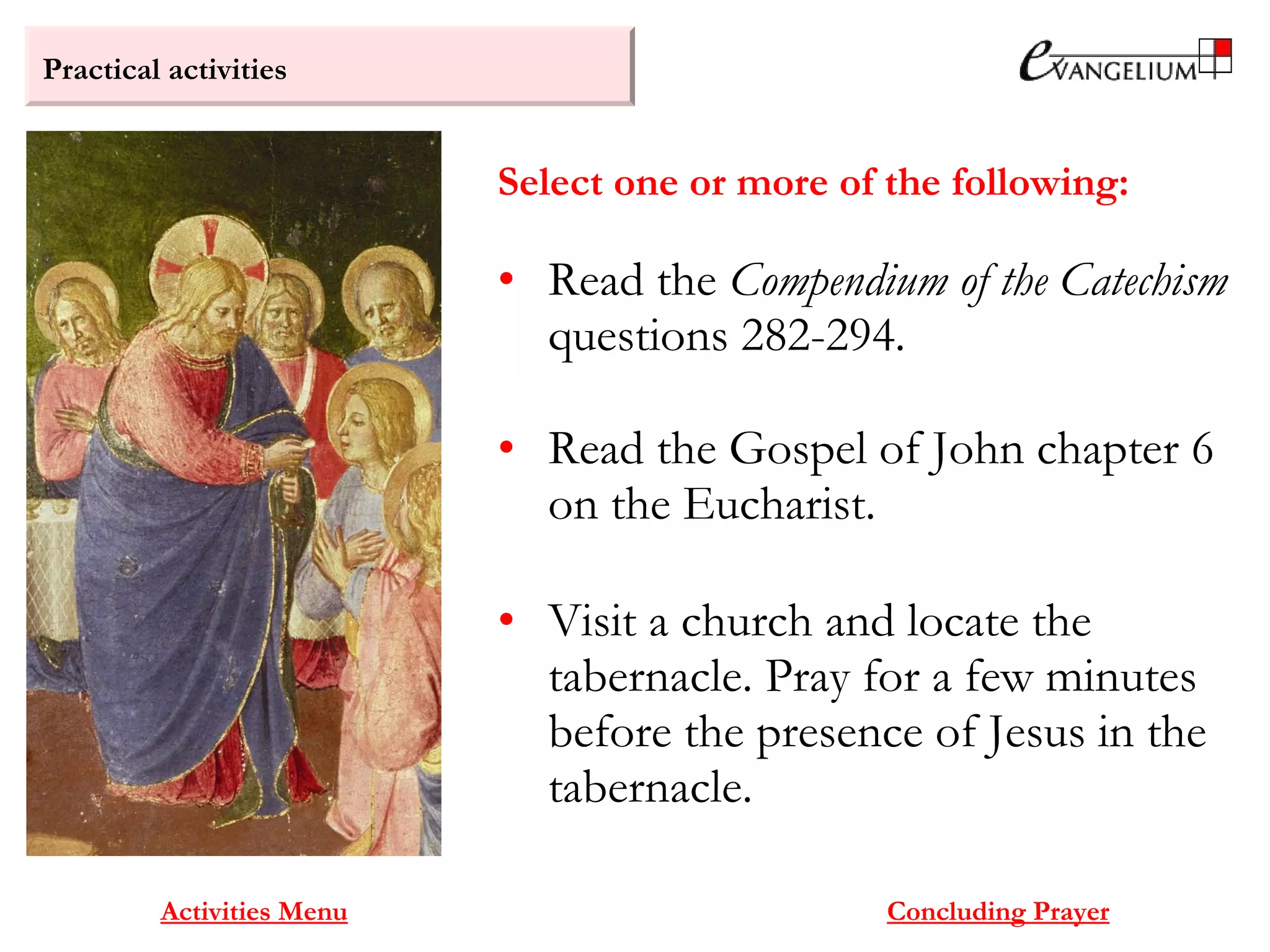 the eucharist | PPT