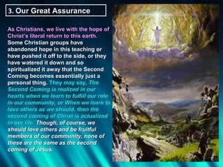 13 the promise of his return | PPT