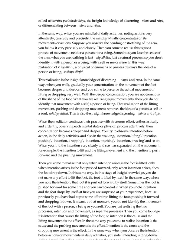 13 the stages of insight knowledge | PDF