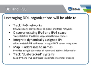 13. The Transition to IPv6 and the Necessity for IP Address Management ...