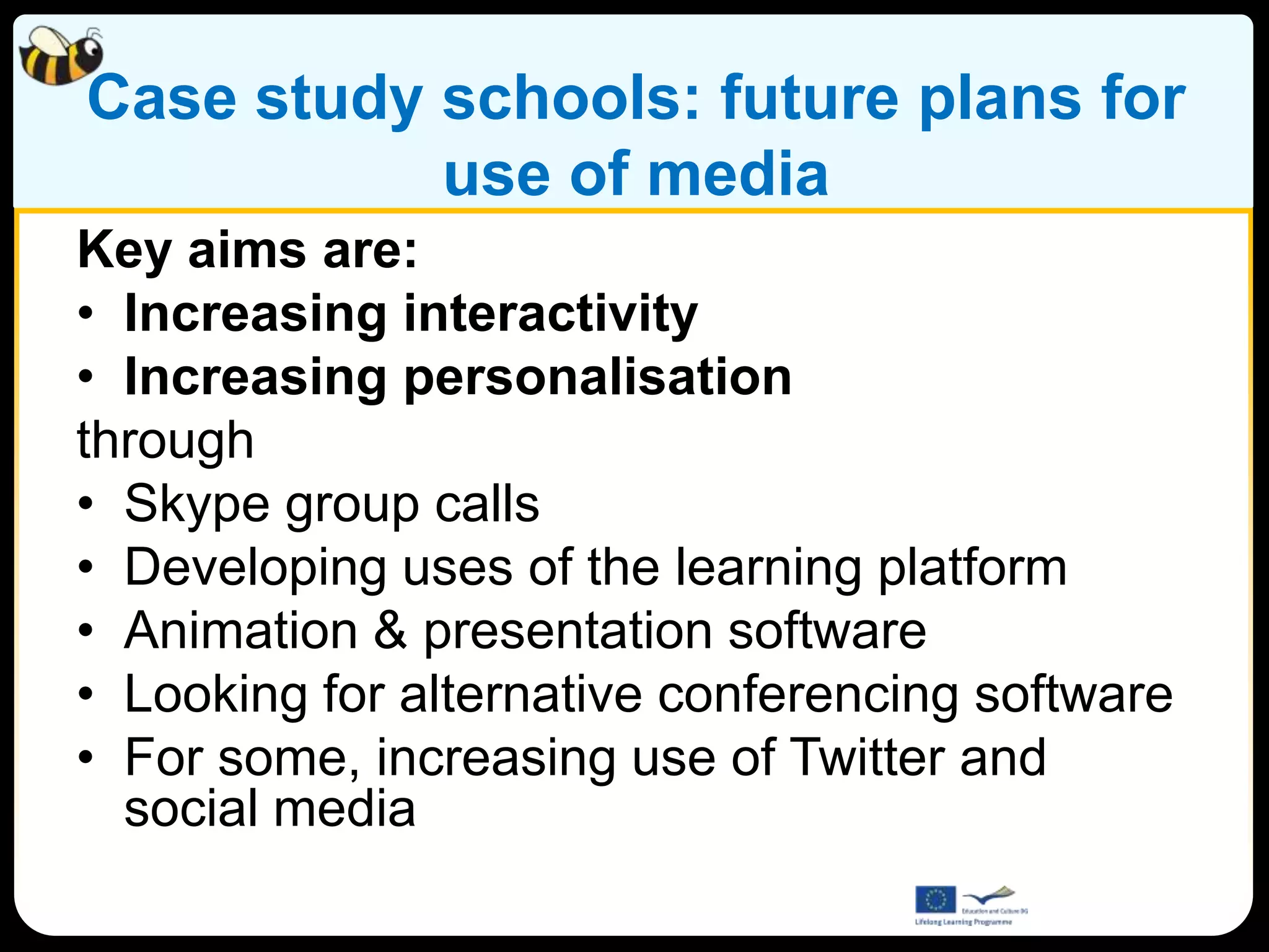 13 the use_of_media_in_virtual_schooling | PPTX | Social Networking | Internet