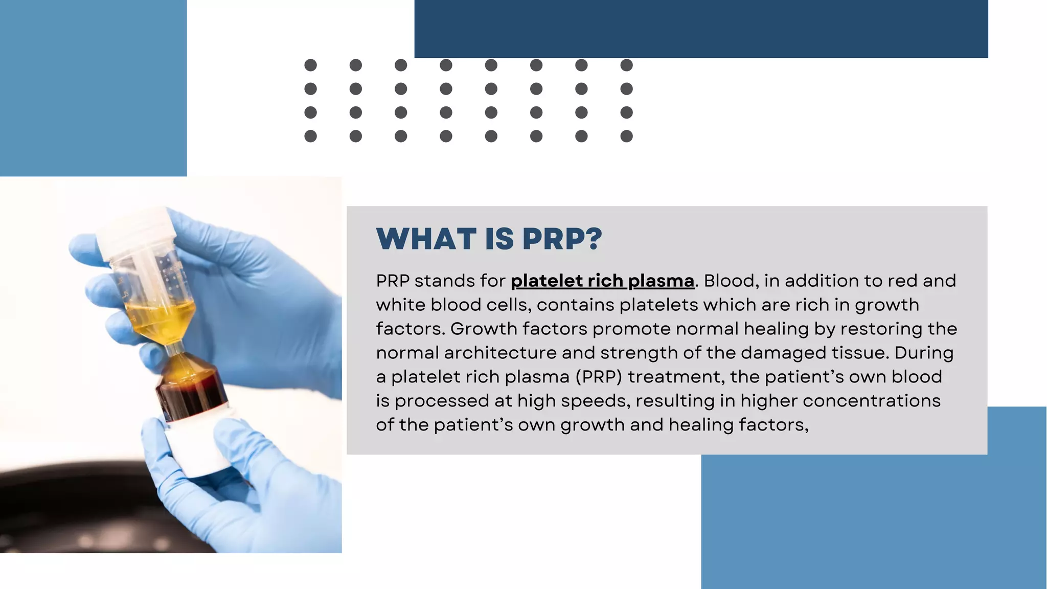 Platelet Rich Plasma (PRP) Injections | PPT