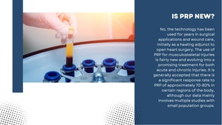 Platelet Rich Plasma (PRP) Injections