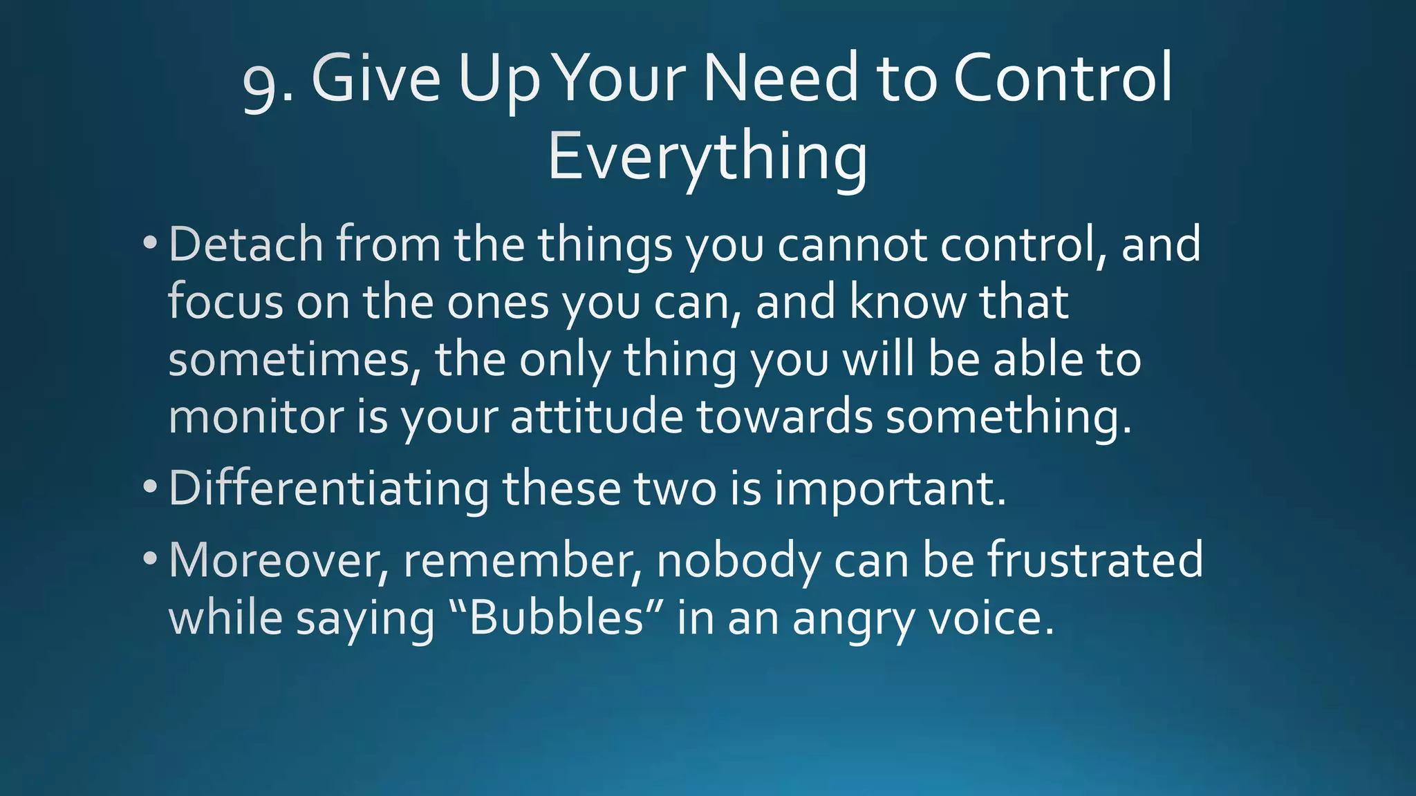 13 Things To Give Up To Be Successful | PPT