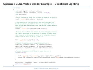 13th kandroid OpenGL and EGL | PPT