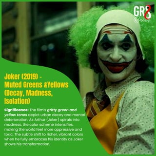 Use of colour palette in Bollywood movies | PDF