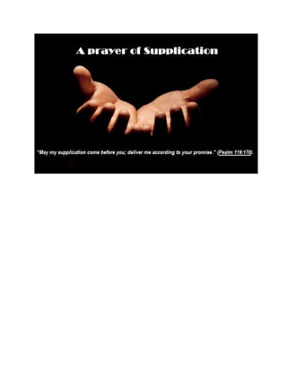13th March 2017 - What is a prayer of Supplication | DOCX ...