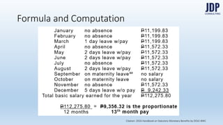 13th Month Pay | PDF
