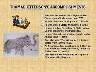 13 thomas jeffersons life | PPTX